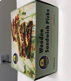 Sunset - Wooden Sandwich Picks - 750 ct Unit | MACH Foods